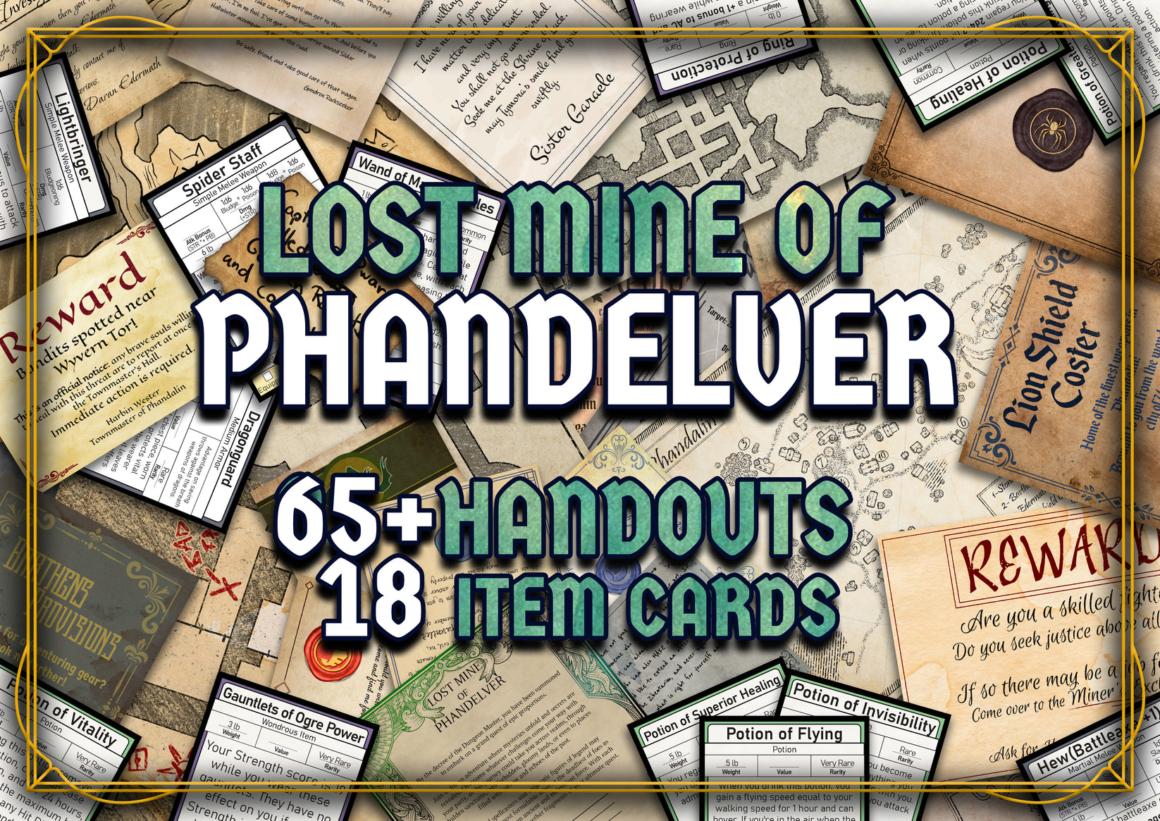 Lost Mine of Phandelver D&D Handouts Bundle - Campaign Assets - DnD ...