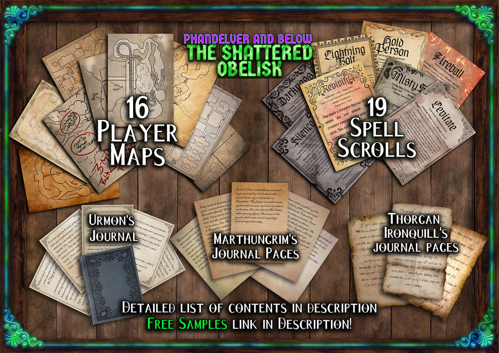 Phandelver and Below The Shattered Obelisk D&D Handouts Bundle - Campa ...
