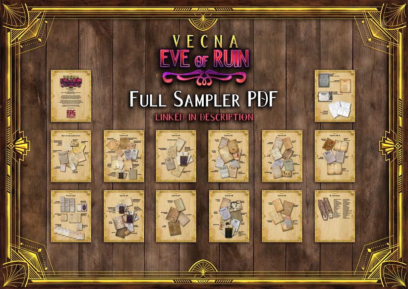 Vecna Eve of Ruin 100+ D&D Handouts and Assets Bundle - DnD - Dungeons ...