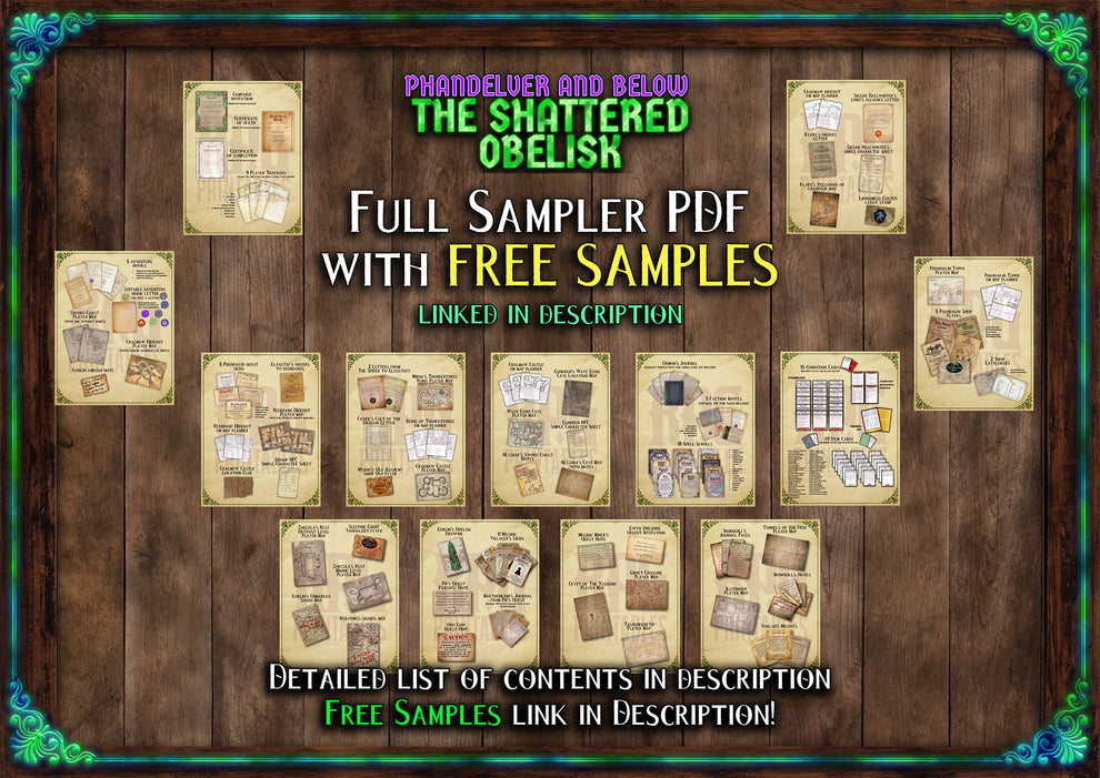 Phandelver and Below The Shattered Obelisk D&D Handouts Bundle - Campa ...