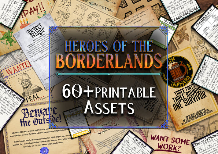 Heroes of the Borderlands D&D Handouts: 60+ Printable Immersive Letter ...