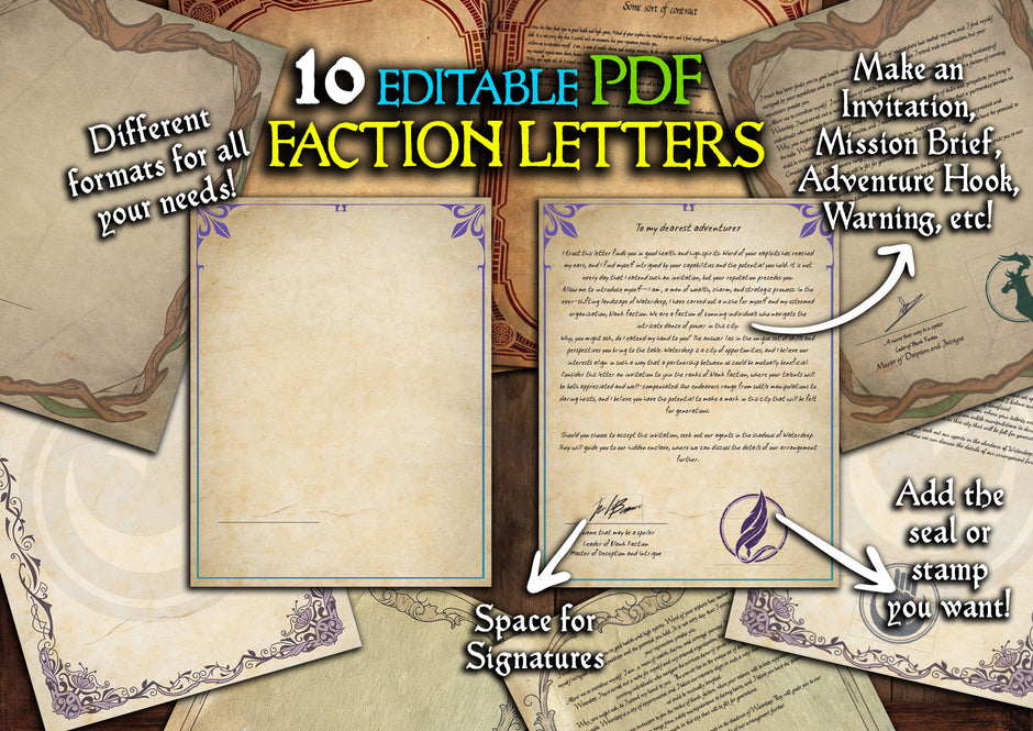 Bring Your Campaign to Life with Immersive DnD Printables – RPG Printables